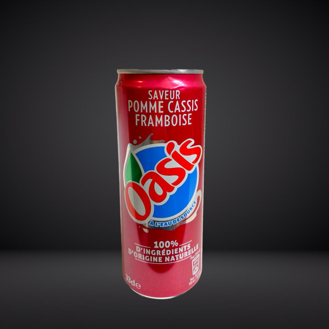 Oasis Pomme Cassis Framboise - Mélange Fruité Et Gourmand